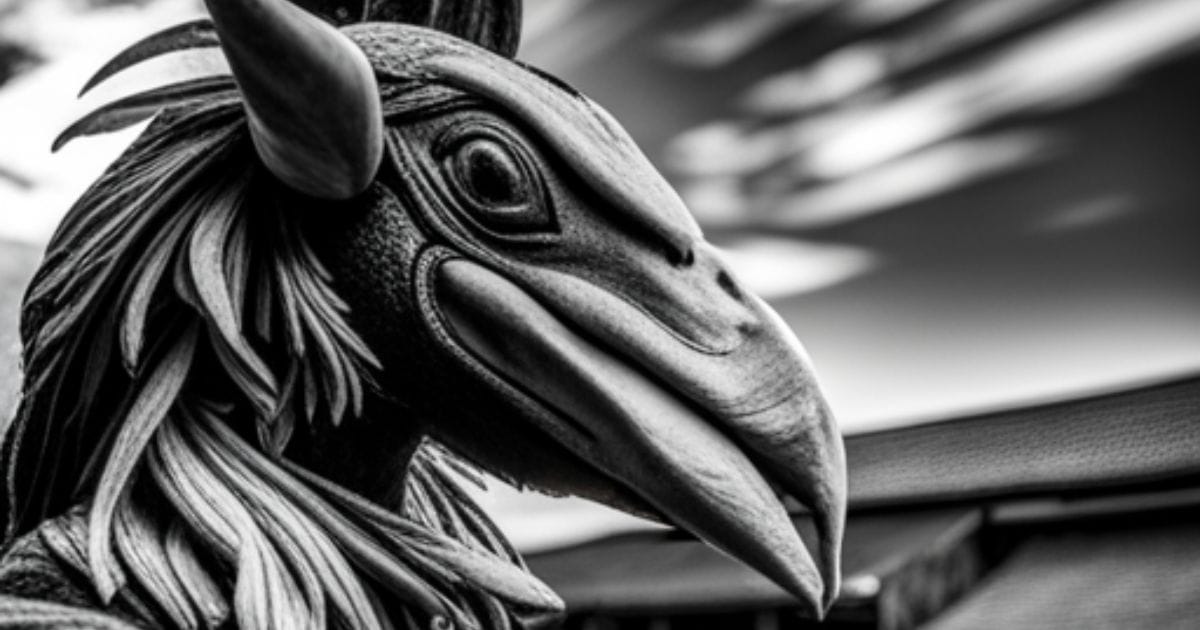 The Ayam Cemani Totem